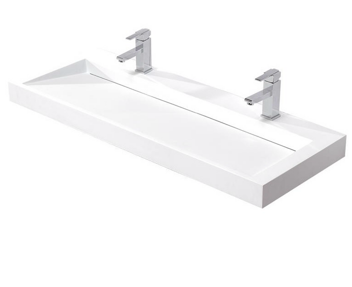 Ramp basin 1202mm wall hung B1264 – Stonebaths New Zealand