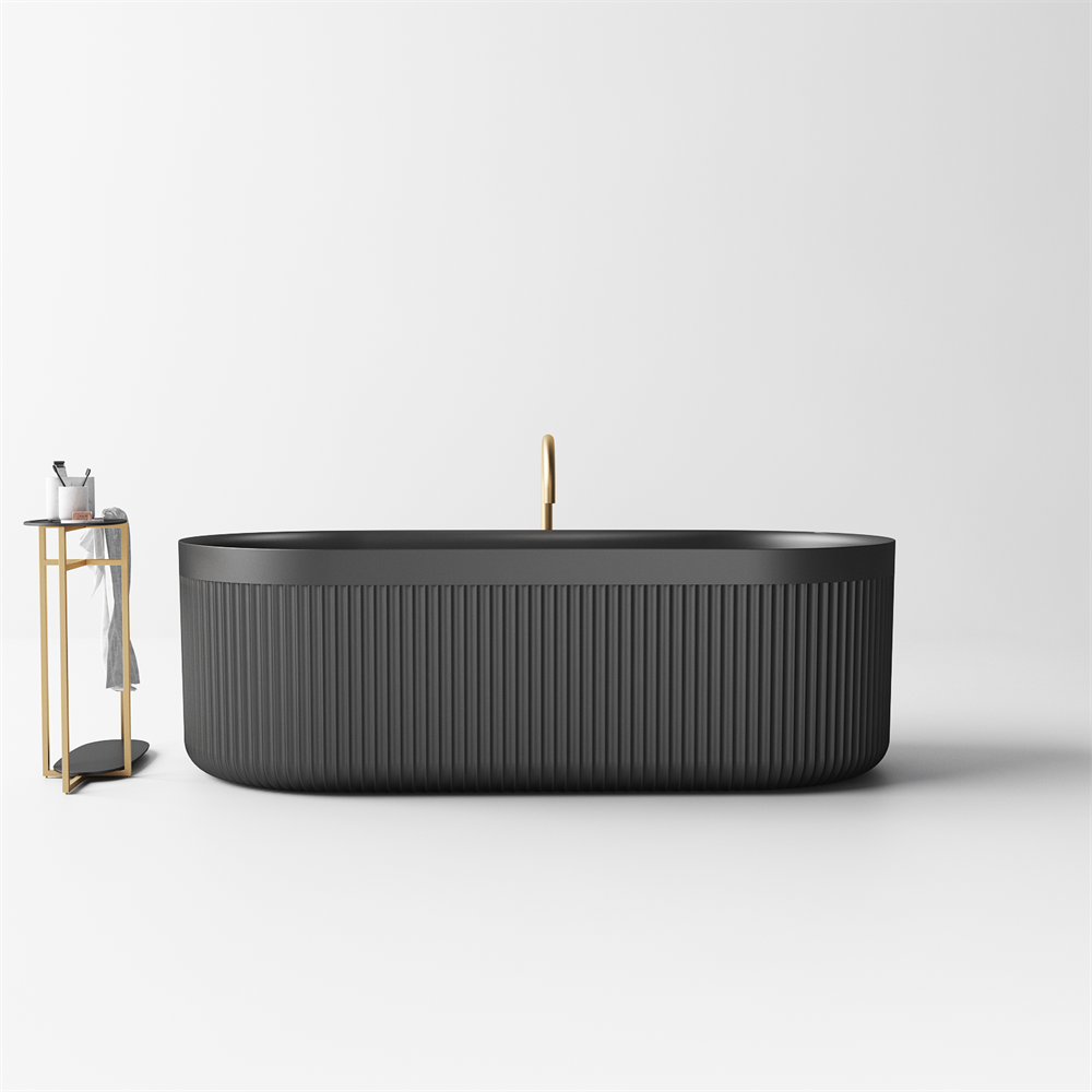 Venus Oval Fluted Bath - 1700mm - ST86 - Various colours – Stonebaths ...