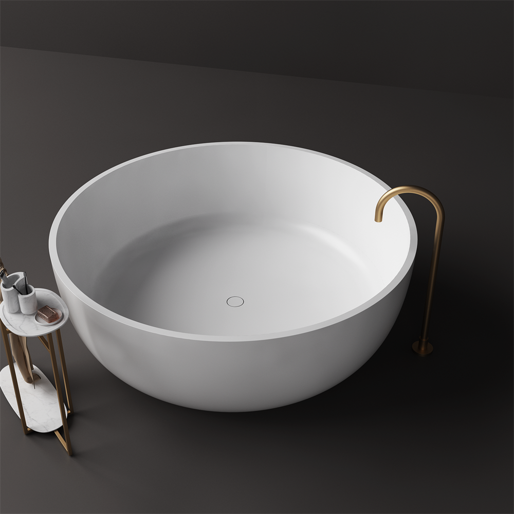 Silvia Round Stone Bath - 1500mm - ST13 1500 – Stonebaths New Zealand